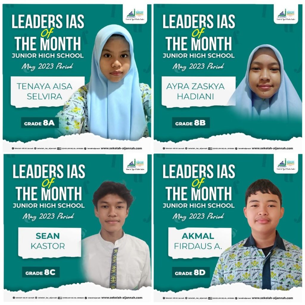 Leader IAS of The Month Junior High School Al-Jannah – Sekolah Al ...