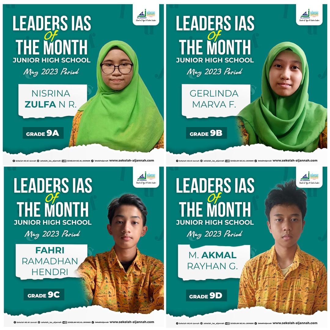 Leader IAS of The Month Junior High School Al-Jannah – Sekolah Al ...
